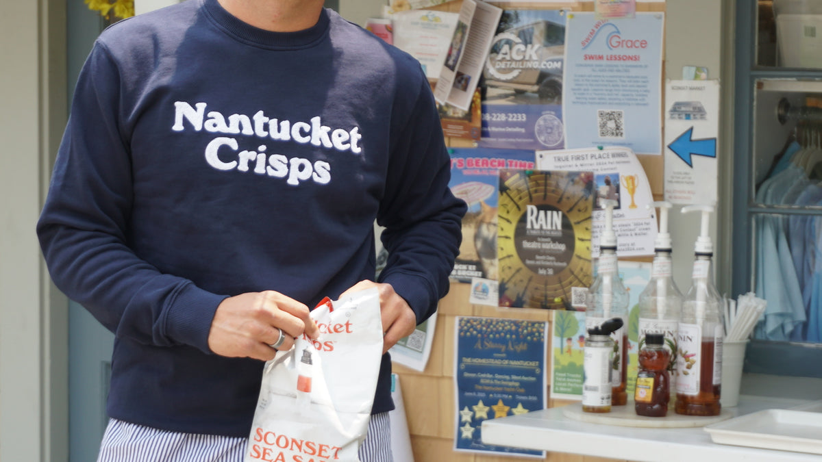 Navy Okaicos Sweatshirt – NantucketCrisps