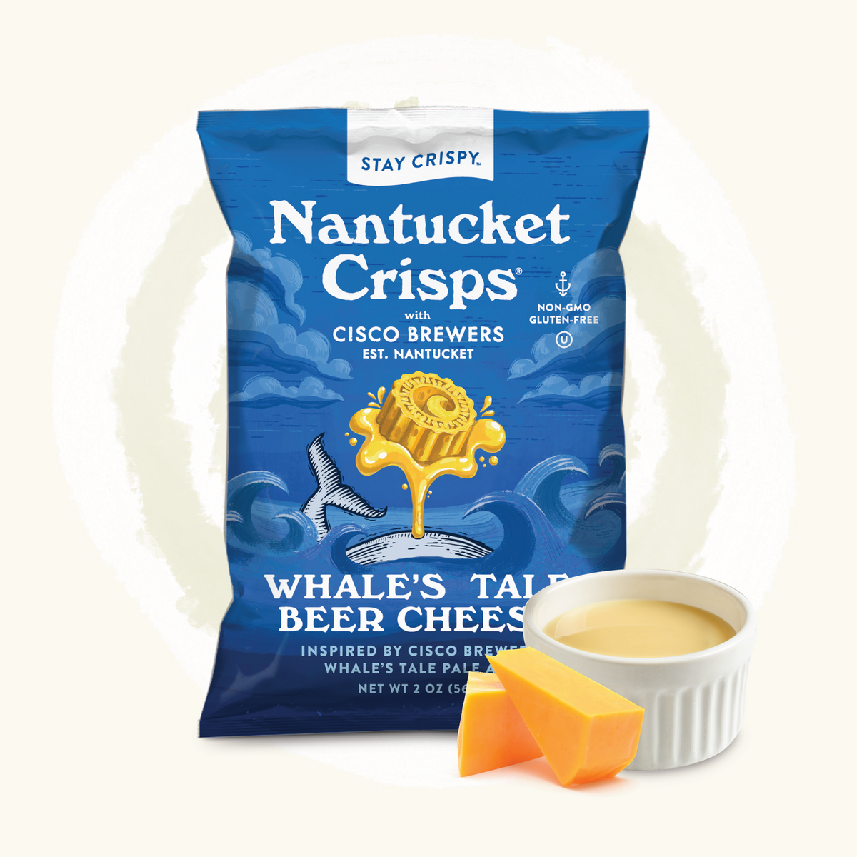 Whale's Tale Beer Cheese – NantucketCrisps